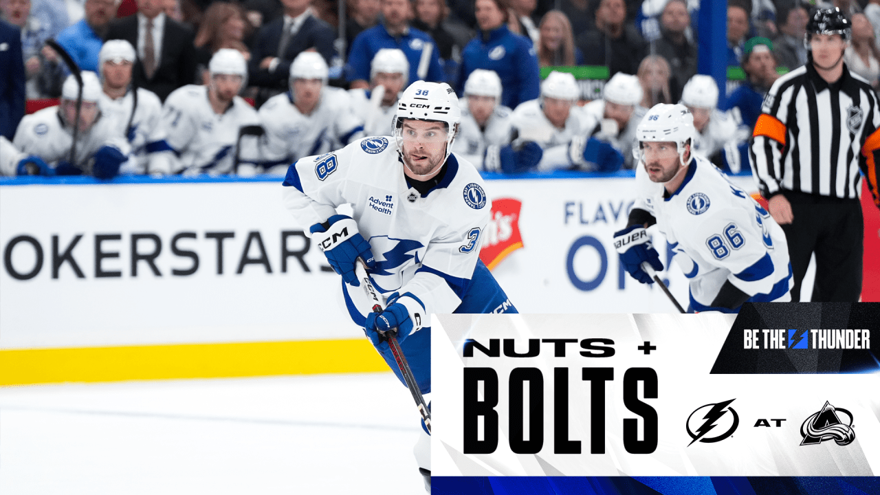 Nuts & Bolts: Four-game trip starts in Colorado | Tampa Bay Lightning