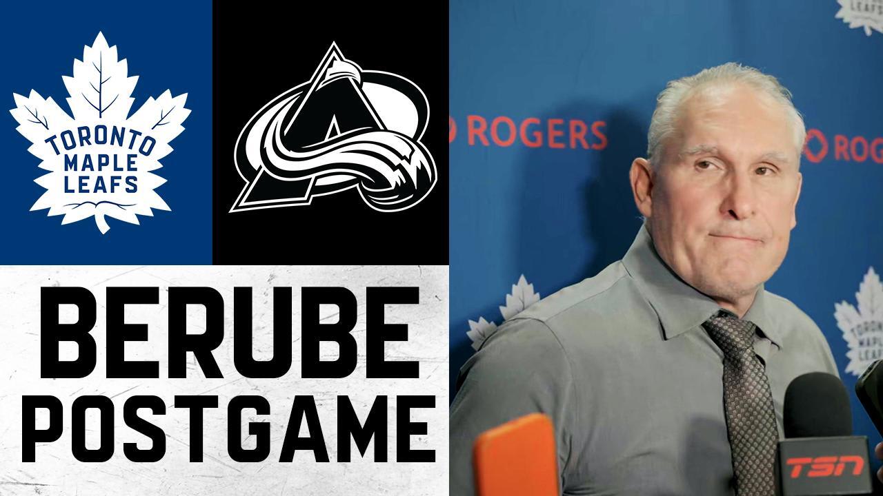 Craig Berube | Post Game vs Colorado Avalanche | January 12, 2026 ...