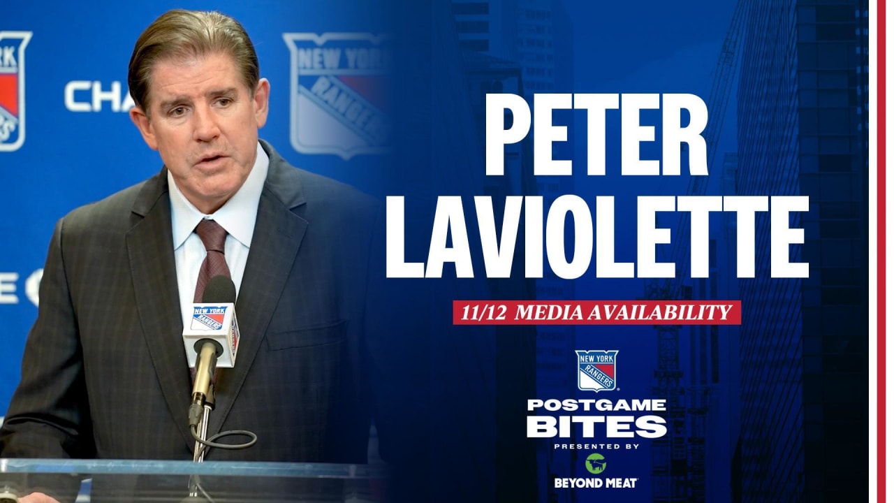 Postgame: Laviolette | New York Rangers