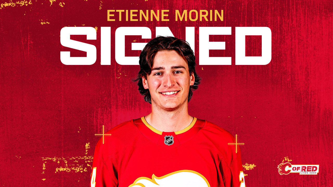 Flames Sign Morin To Entry Level Contract | Calgary Flames