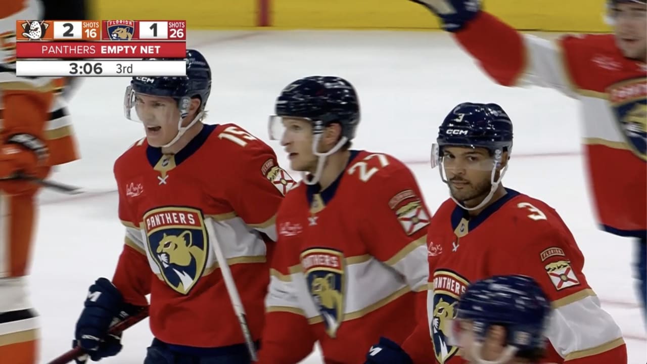 FLA vs. ANA: Reinhart ties game late | Florida Panthers