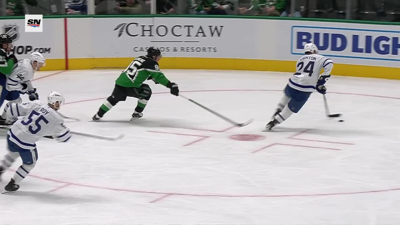 TOR@DAL: Laughton scores goal against Jake Oettinger | Toronto Maple Leafs