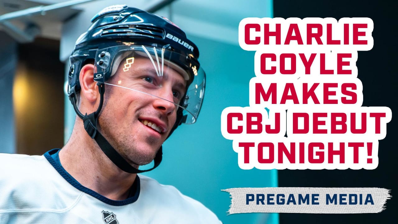 Charlie Coyle on Making his Preseason Debut Tonight! | Columbus Blue ...