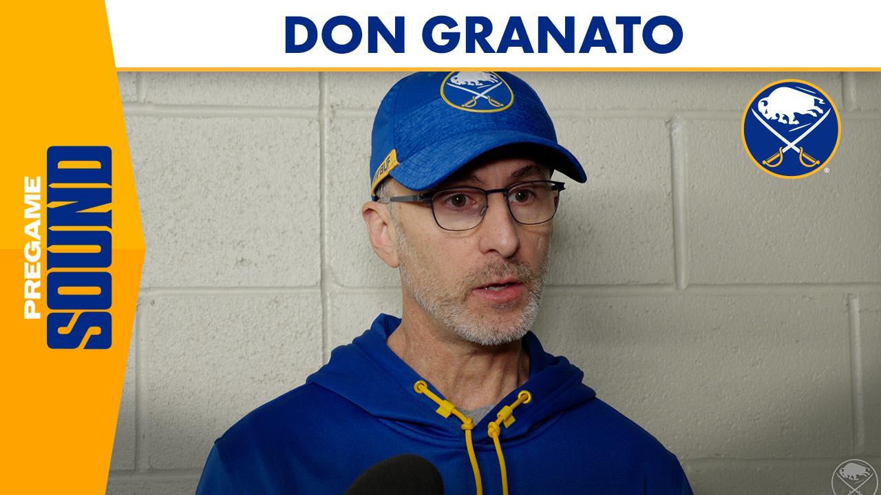 Don Granato Pregame at VGK | Buffalo Sabres