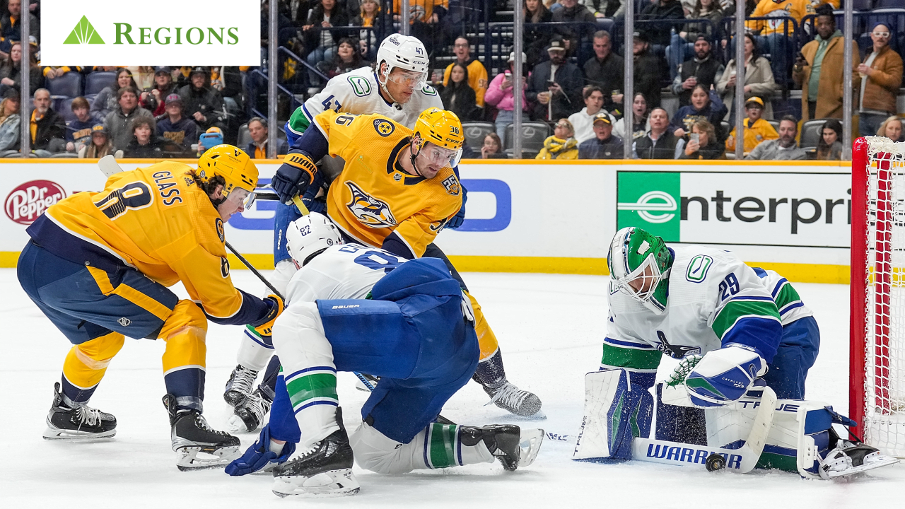 Predators Win Streak Snapped at Four in 5-2 Loss to Canucks | Nashville ...