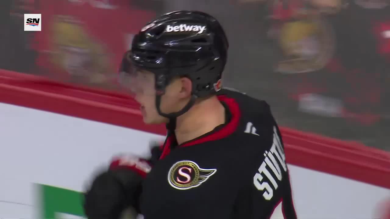 VAN@OTT: Stutzle scores goal against Kevin Lankinen | Ottawa Senators