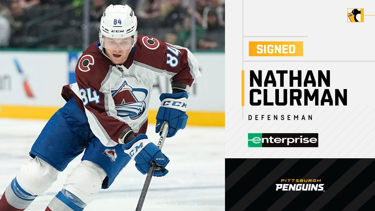 Penguins Sign Defensemen Nathan Clurman to a One-Year Contract ...