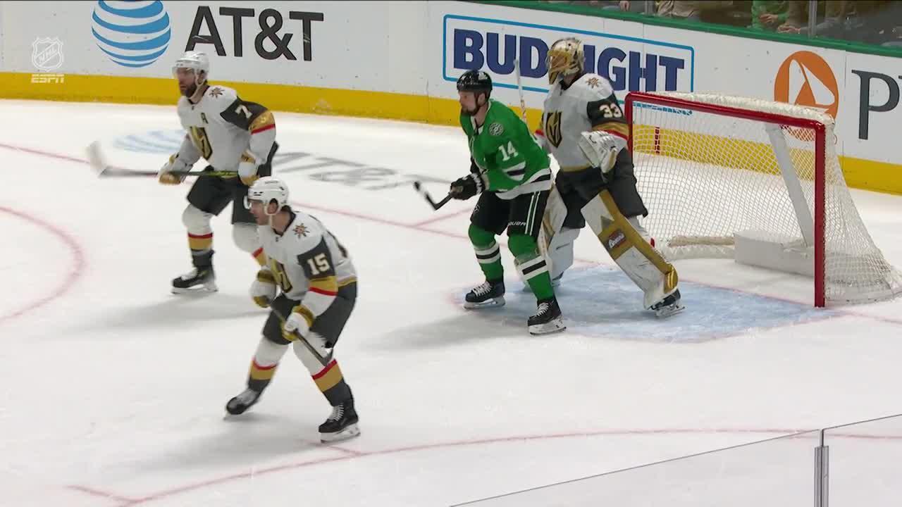 VGK@DAL: Benn scores goal against Adin Hill | Dallas Stars