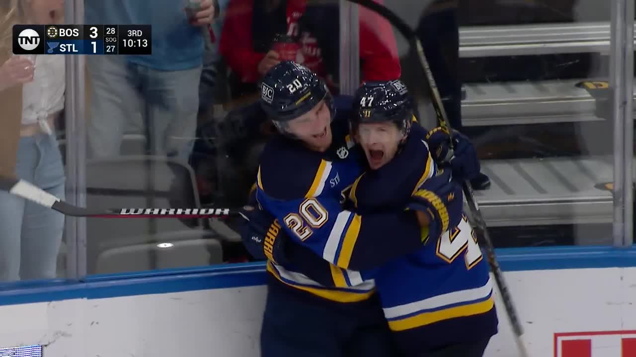 Krug scores against former team | St. Louis Blues