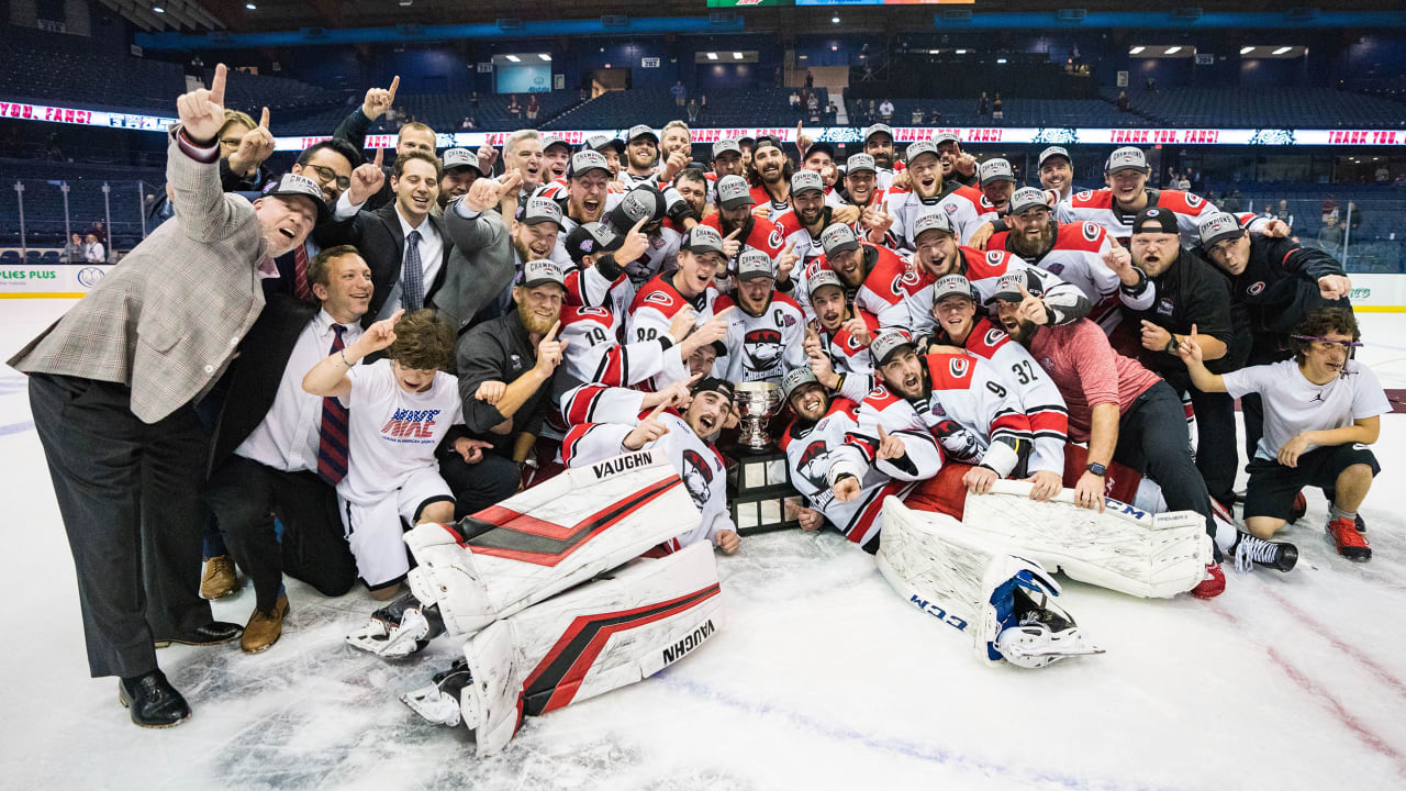 Charlotte wins AHL's Calder Cup with Game 5 victory against Chicago ...