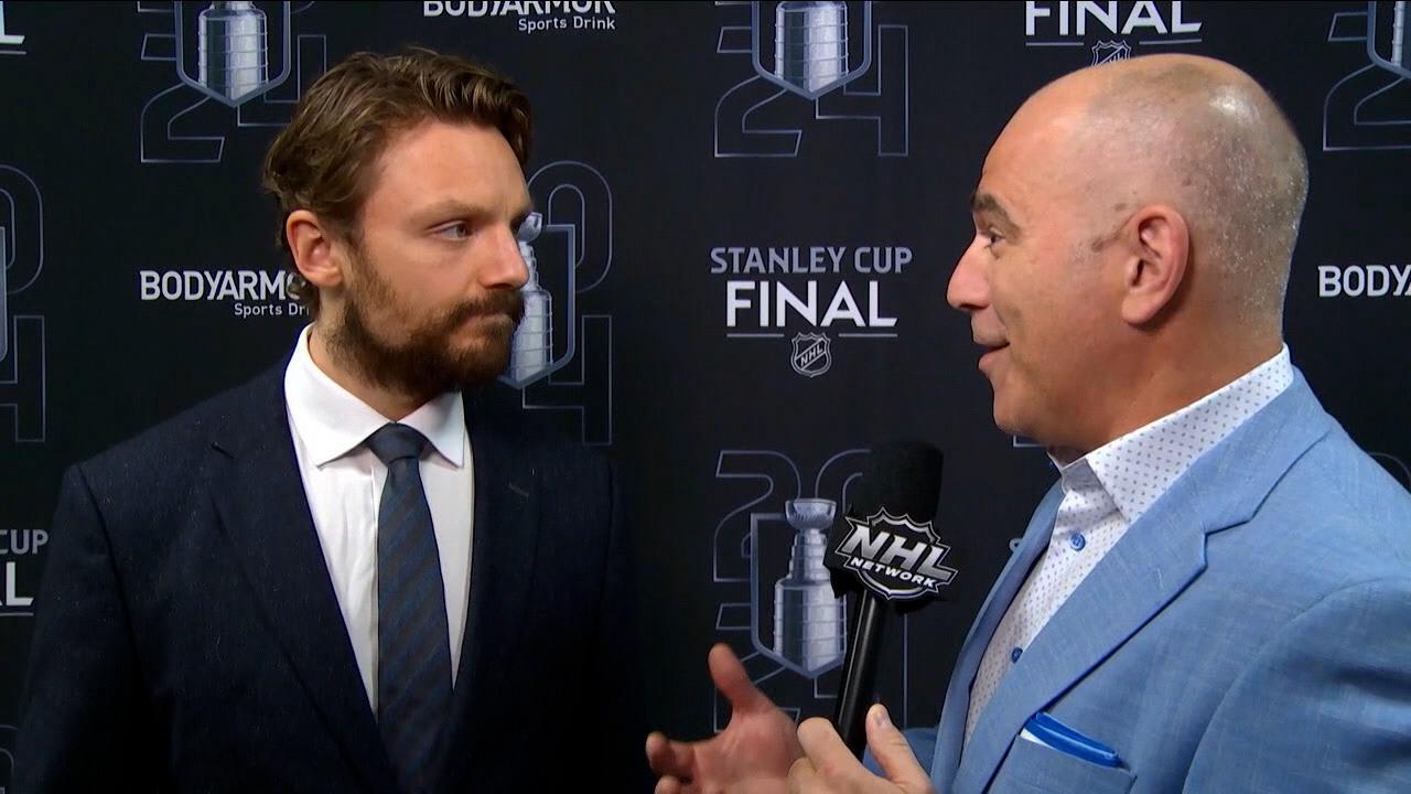 Sam Reinhart with Billy Jaffe | Florida Panthers