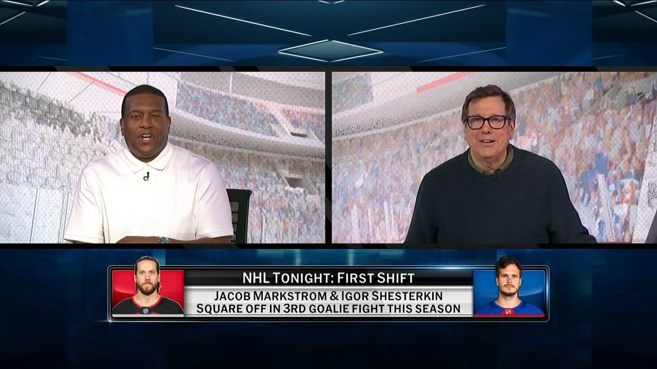 NHL Tonight First Shift: Goalie fights discussion | NHL.com