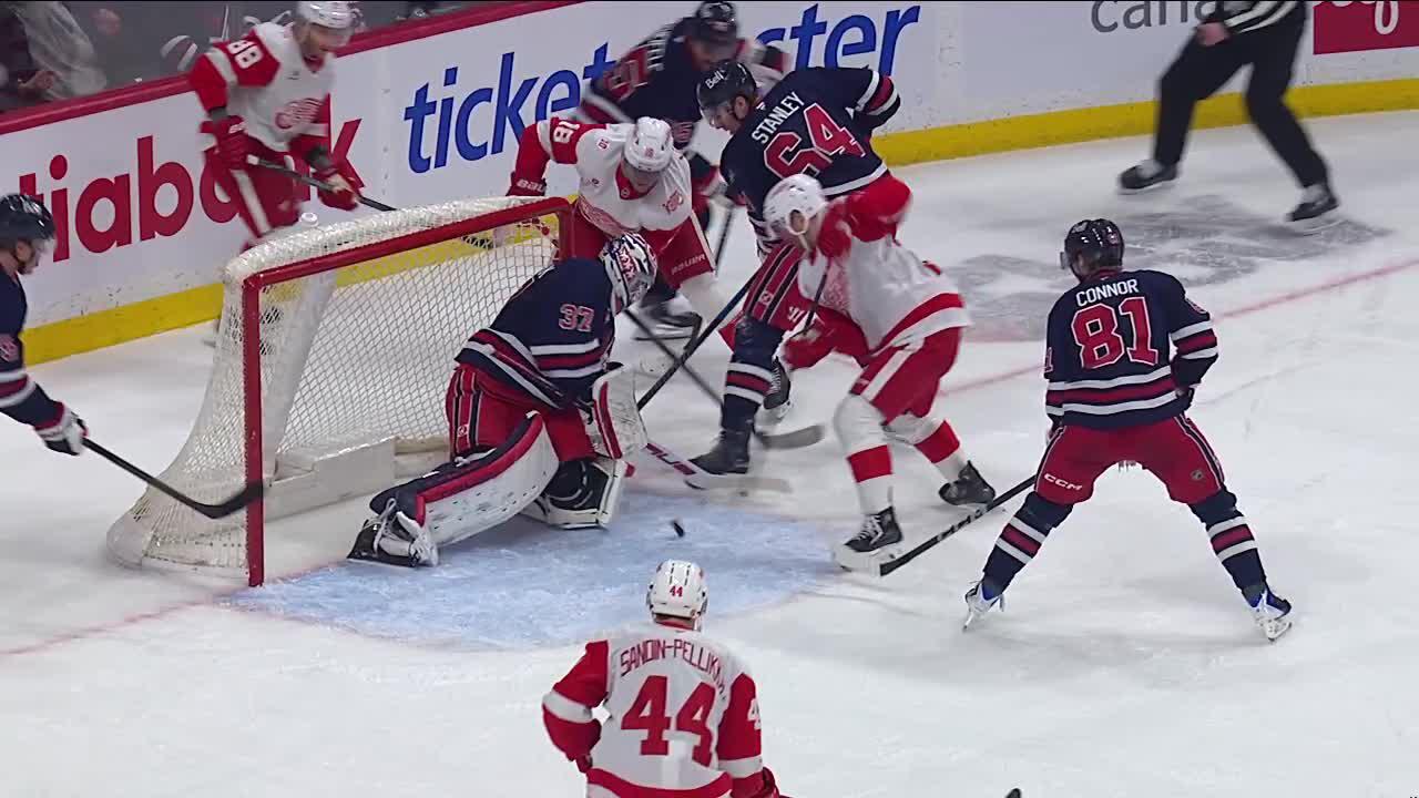 DET@WPG: Compher scores goal against Connor Hellebuyck | Detroit Red Wings