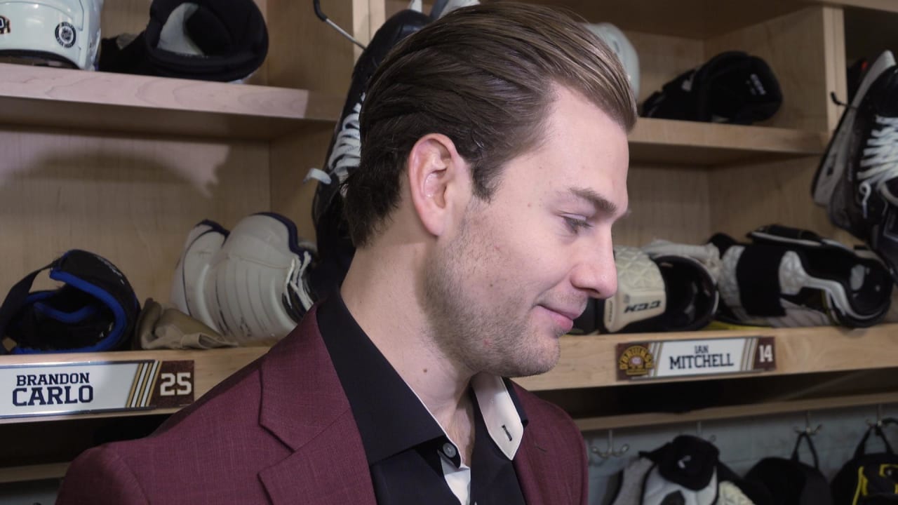 Locker Room Raw: Brandon Carlo | Boston Bruins