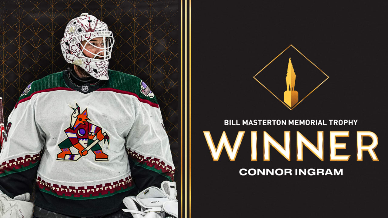 Connor Ingram Wins 2023-24 Bill Masterton Trophy | NHL.com