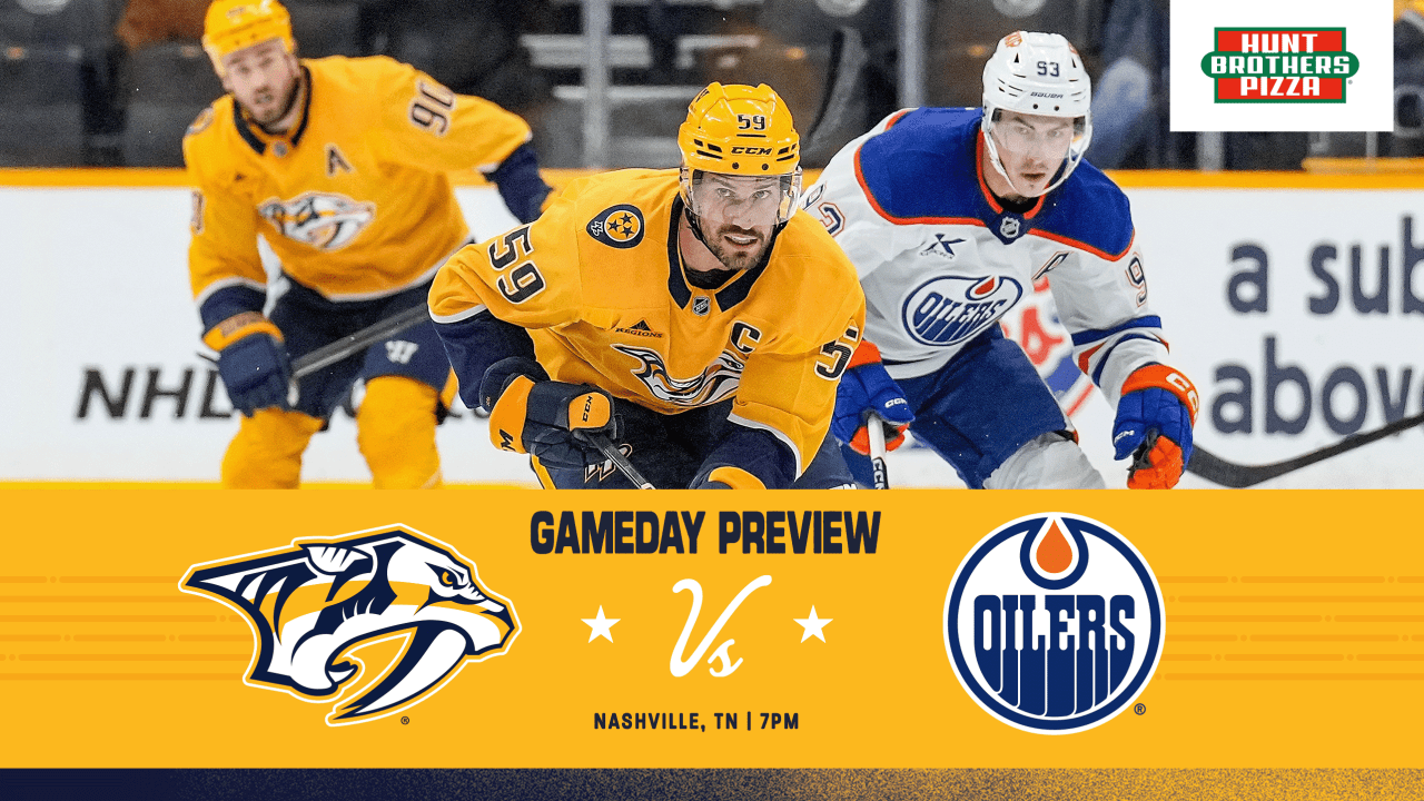 GAME DAY: Oilers vs. Preds, January 13 | Nashville Predators