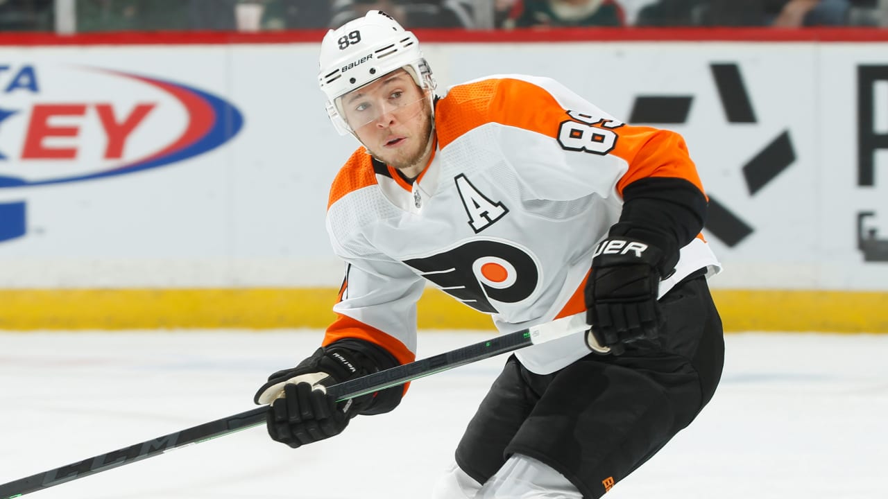 Atkinson s'entraîne avec les Flyers, une première cette saison | LNH.com