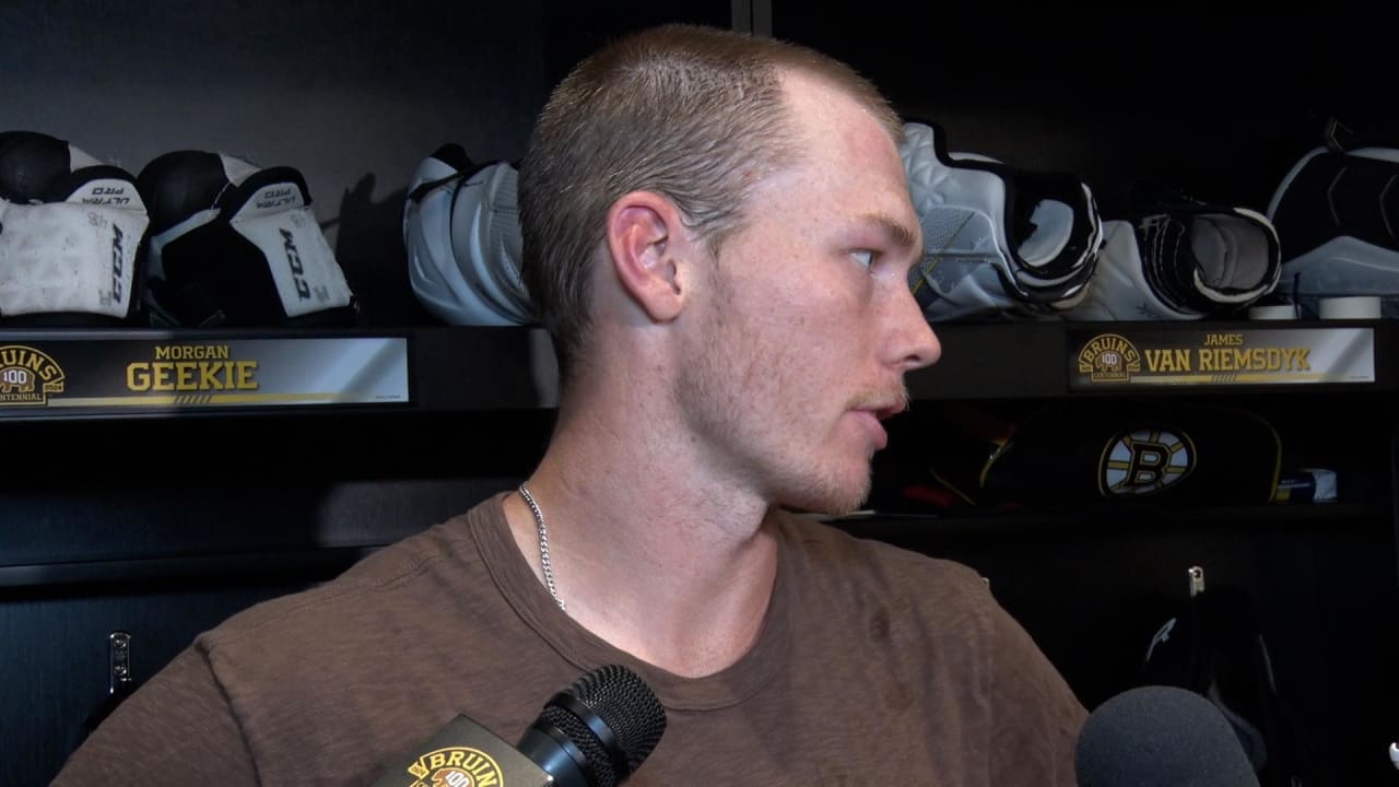 Locker Room Raw: Morgan Geekie | Boston Bruins