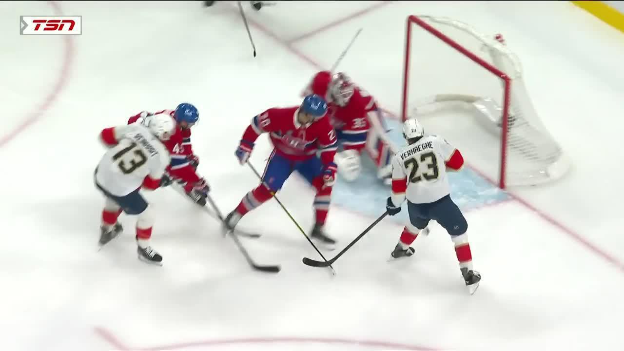 FLA@MTL: Montembeault with a great save against Sam Reinhart | Montréal ...