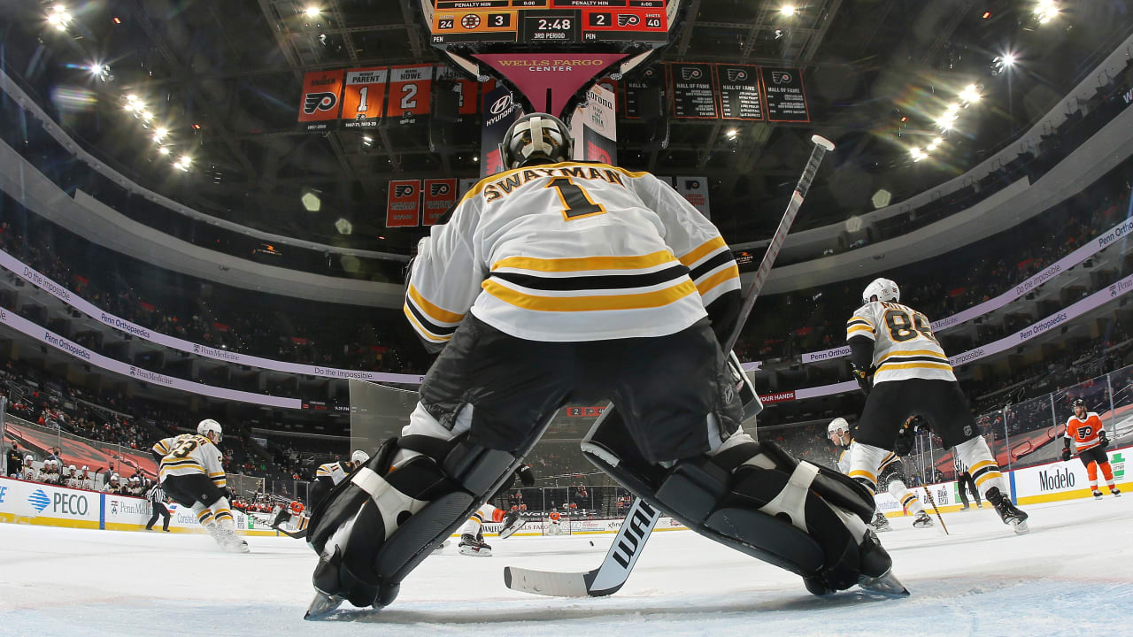 Swayman Set For Road Trip Start In Philly | Boston Bruins
