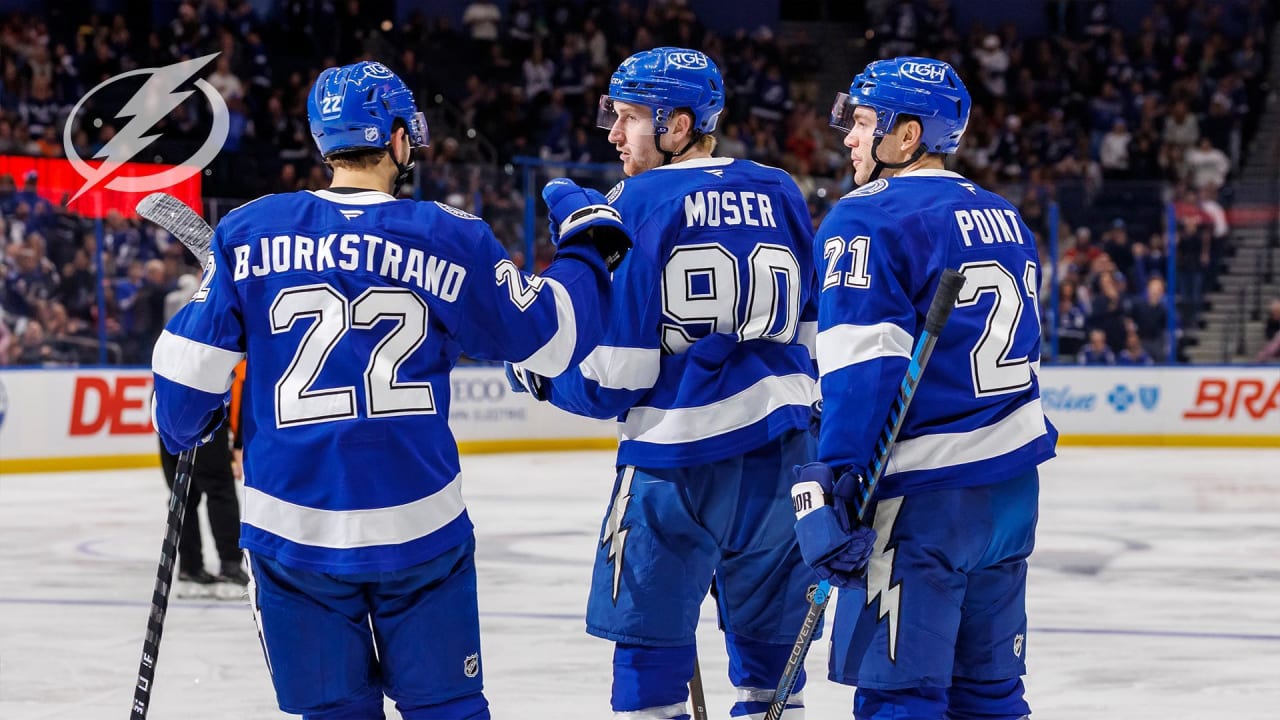 TBL vs. FLA | Moser lights the lamp | Tampa Bay Lightning