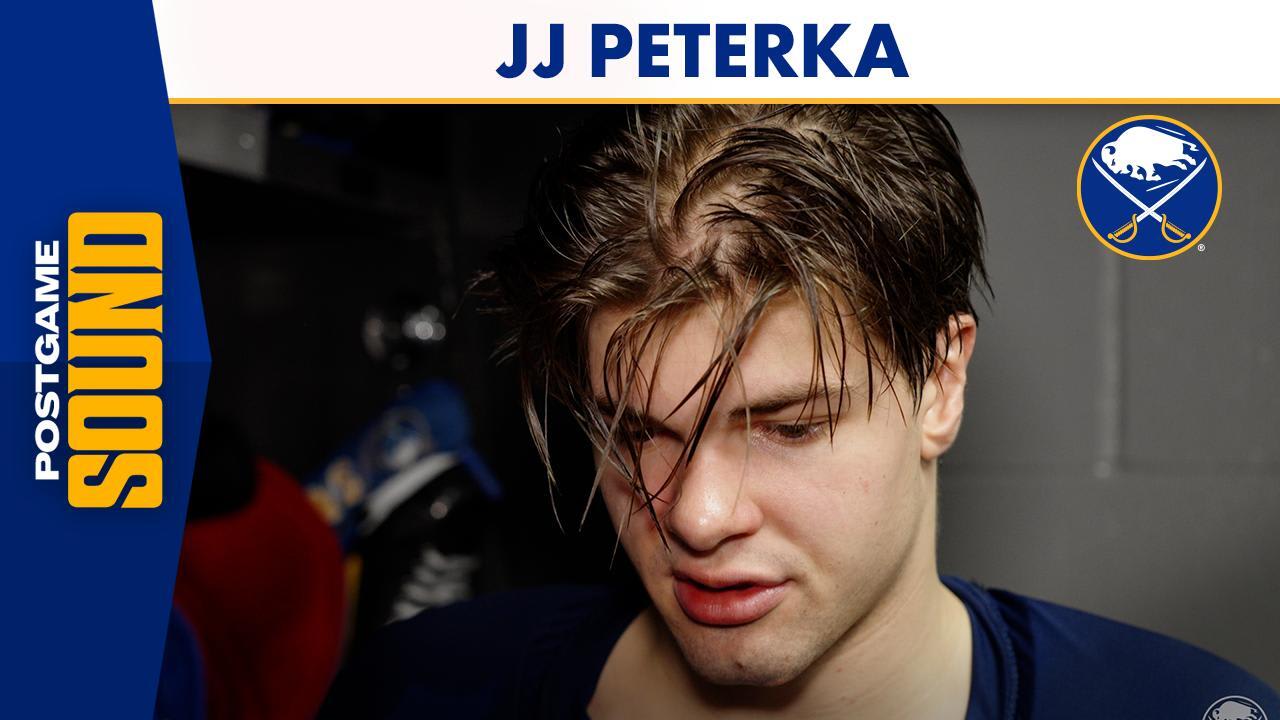 JJ Peterka Postgame at LAK | Buffalo Sabres