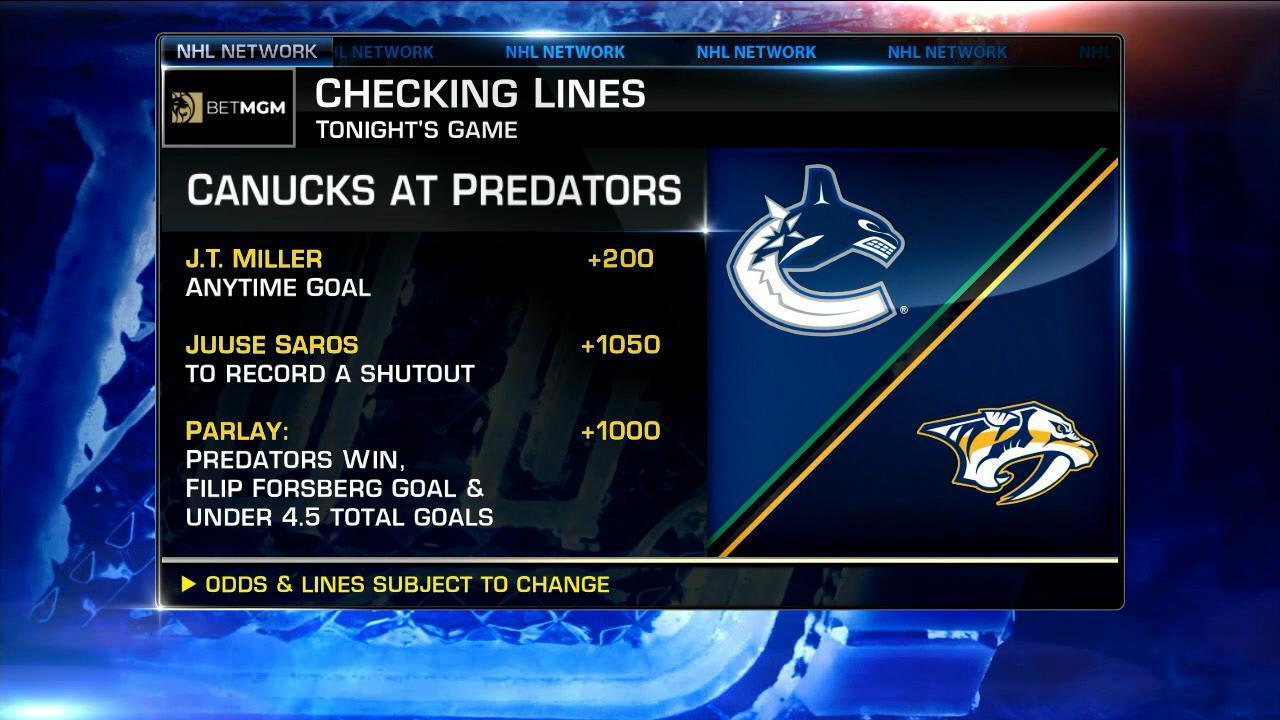 BetMGM: Checking Lines | NHL.com