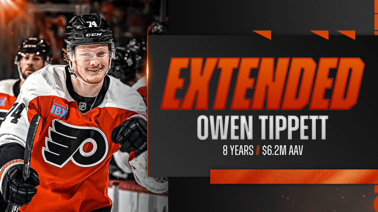 Philadelphia Flyers Sign Forward Owen Tippett to an Eight-Year Contract ...