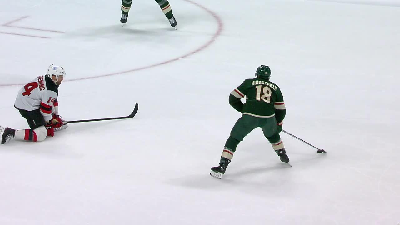 NJD@MIN: Foligno scores PPG against Jacob Markstrom | Minnesota Wild