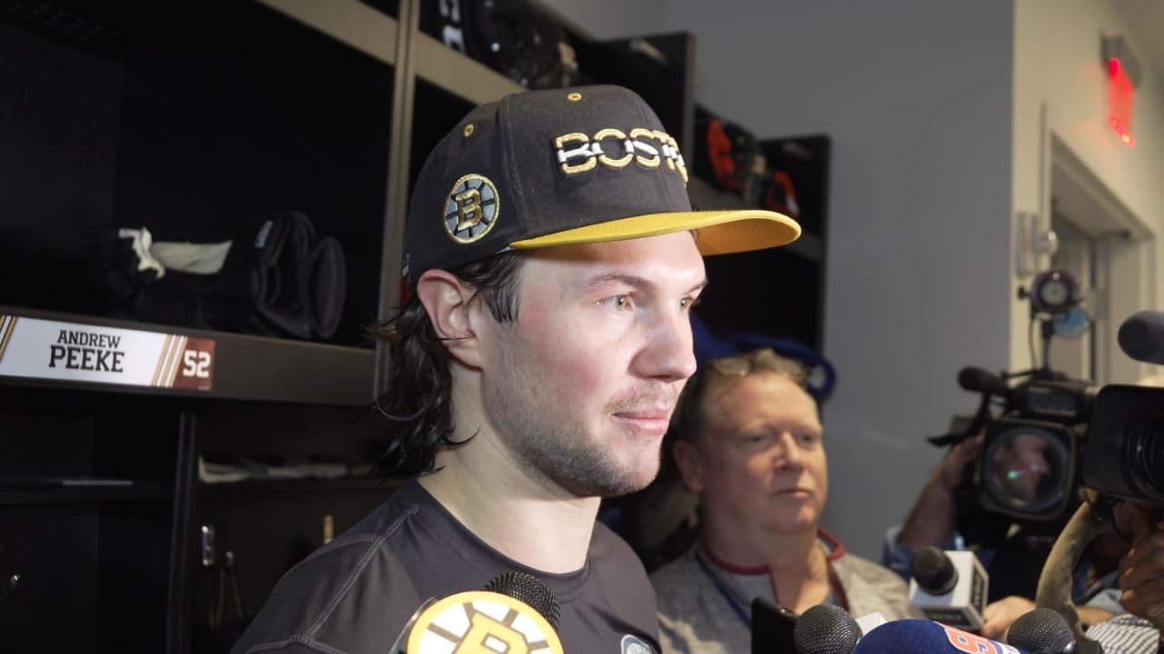 Locker Room Raw: Andrew Peeke | Boston Bruins