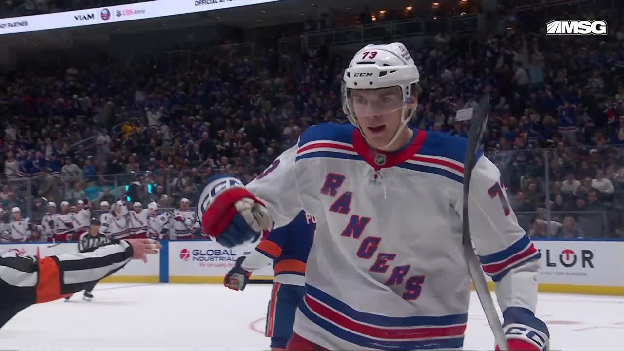 Matt Rempe with a Goal vs. New York Islanders | New York Rangers