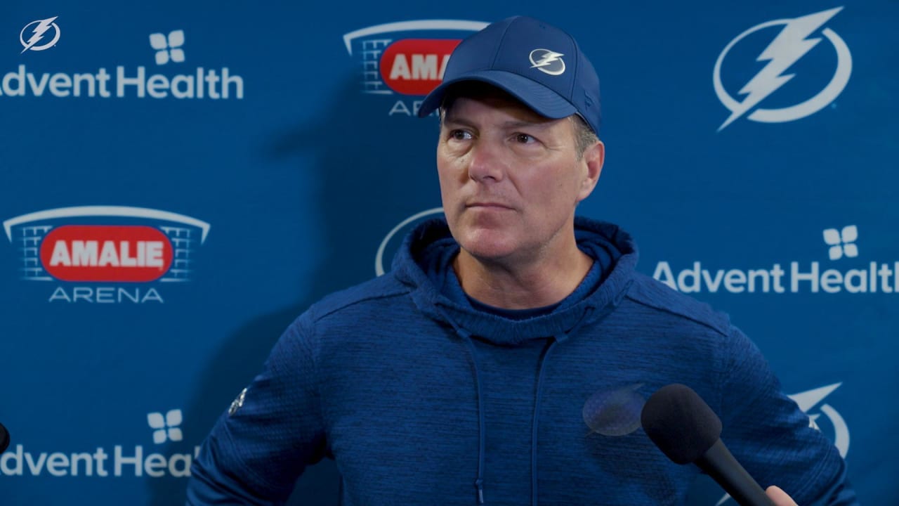 Jon Cooper | Pregame vs Winnipeg Jets | Tampa Bay Lightning