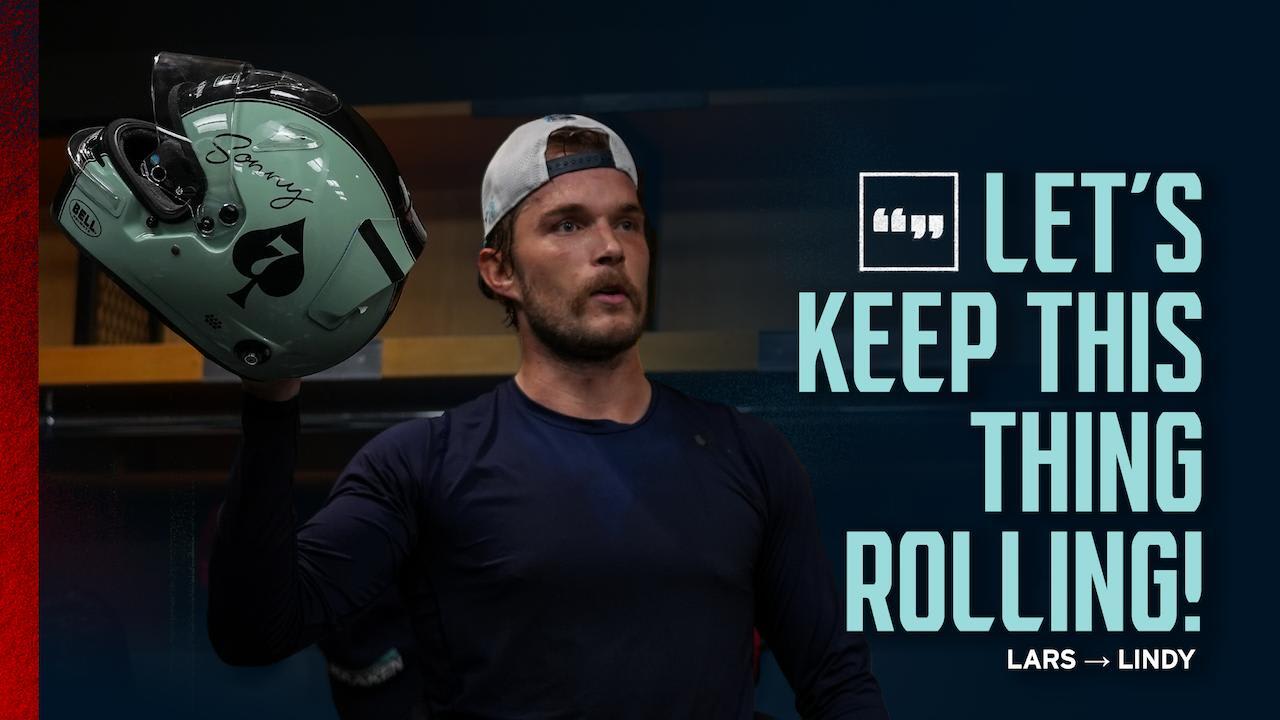 Ryan Lindgren Gets The Helmet! | Seattle Kraken