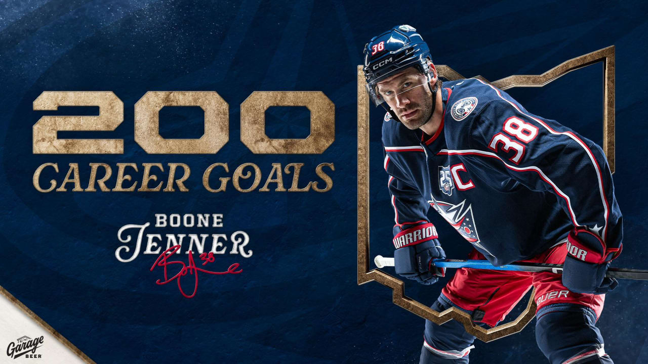 200 CAREER GOALS FOR BOONE JENNER! Congrats, Captain! | Columbus Blue ...