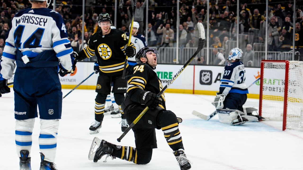 Bruins Defeat Jets to Extend Winning Streak to Five | Boston Bruins