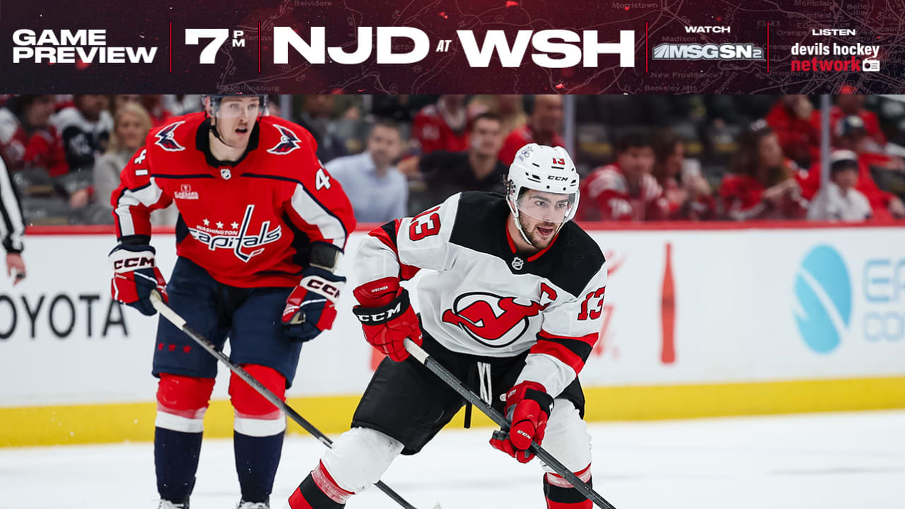 Devils Continue Metro Division Play in D.C. | PREVIEW | New Jersey Devils