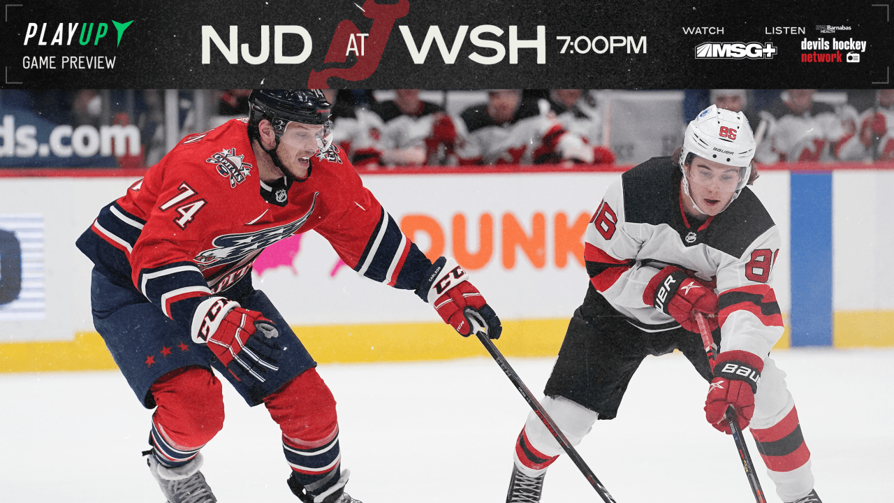 Devils Open Preseason Schedule Tonight in Washington | PRE-GAME STORY ...