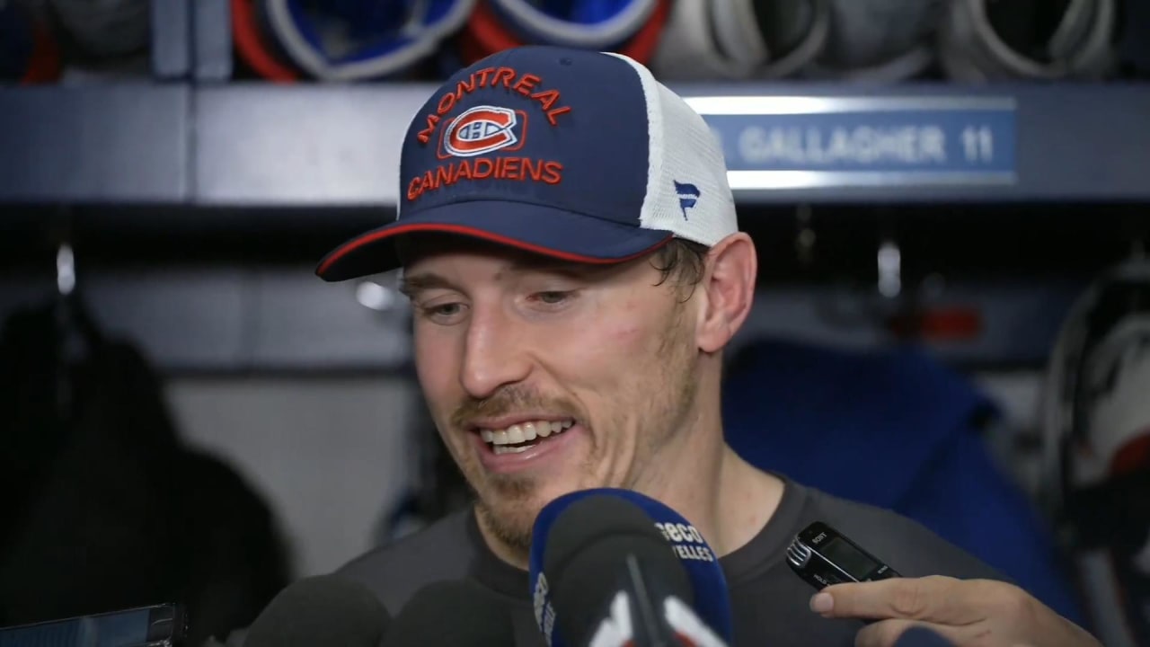 Postgame vs. EDM: Gallagher | Montréal Canadiens