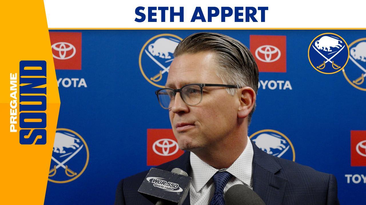 Appert Pregame vs. OTT | Buffalo Sabres