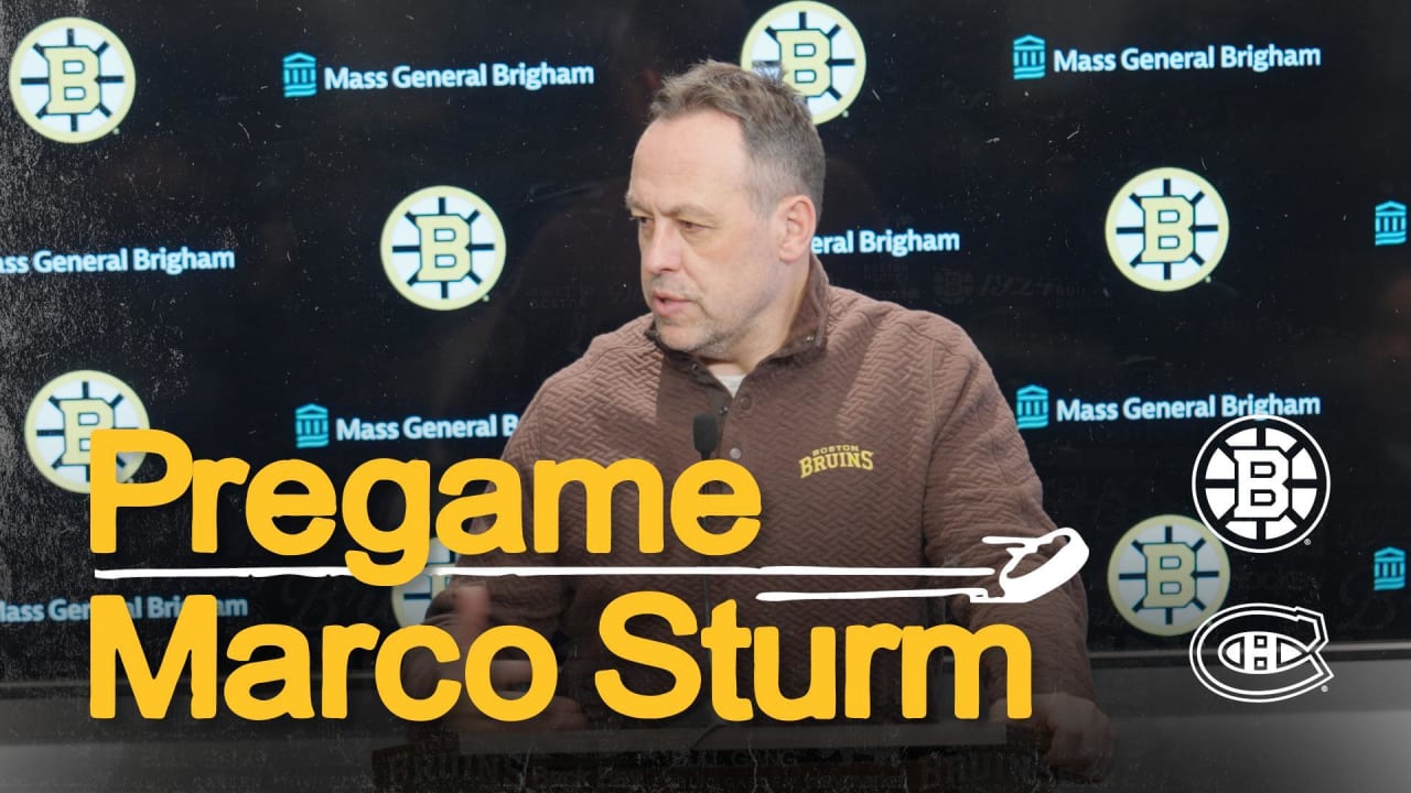 Press Room: Marco Sturm | Boston Bruins