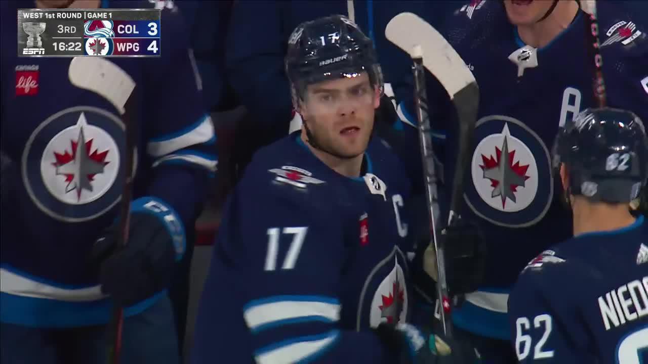 COL@WPG: Lowry scores goal against Alexandar Georgiev | Winnipeg Jets