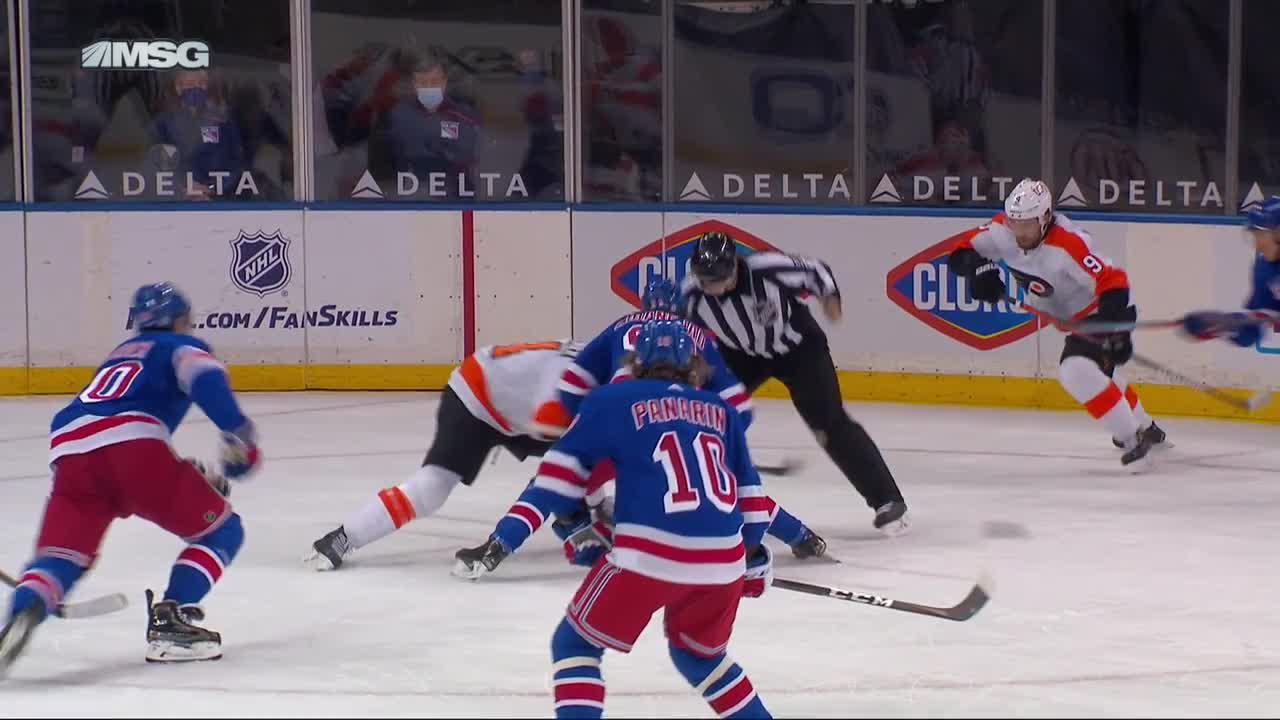 Panarin rifles Fox's one-timer in | New York Rangers