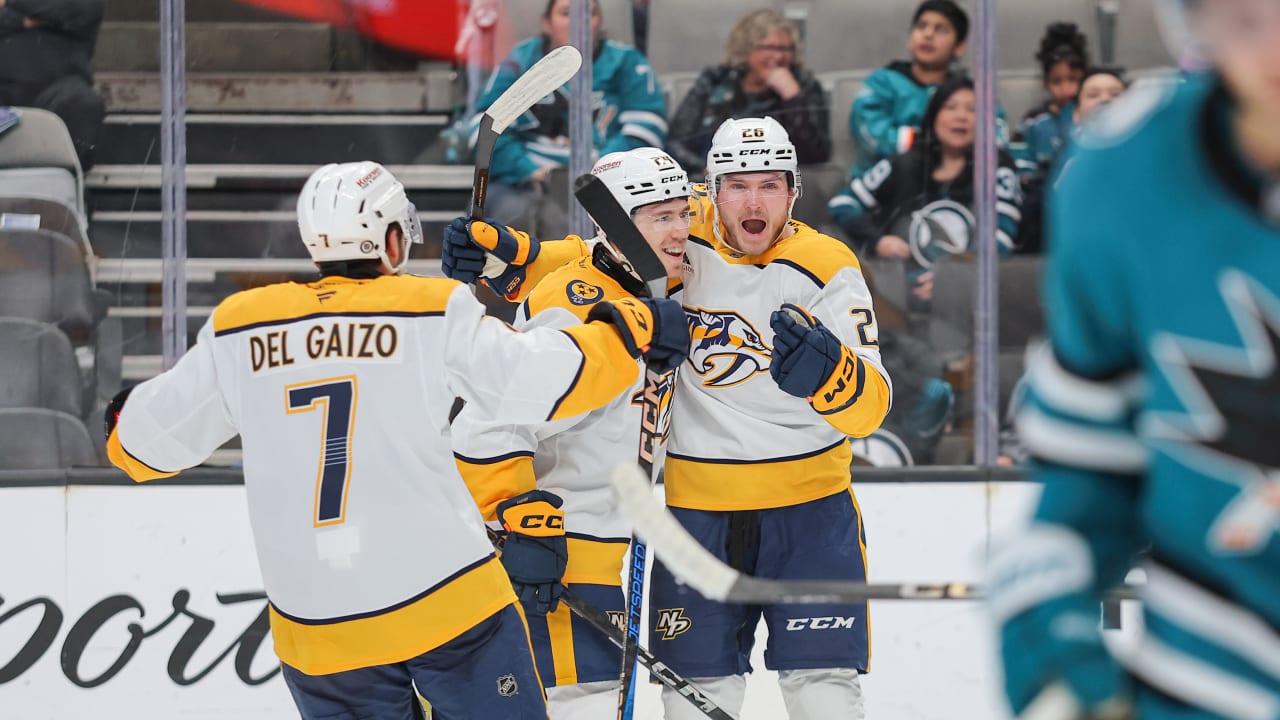 Predators at Sharks | Nashville Predators