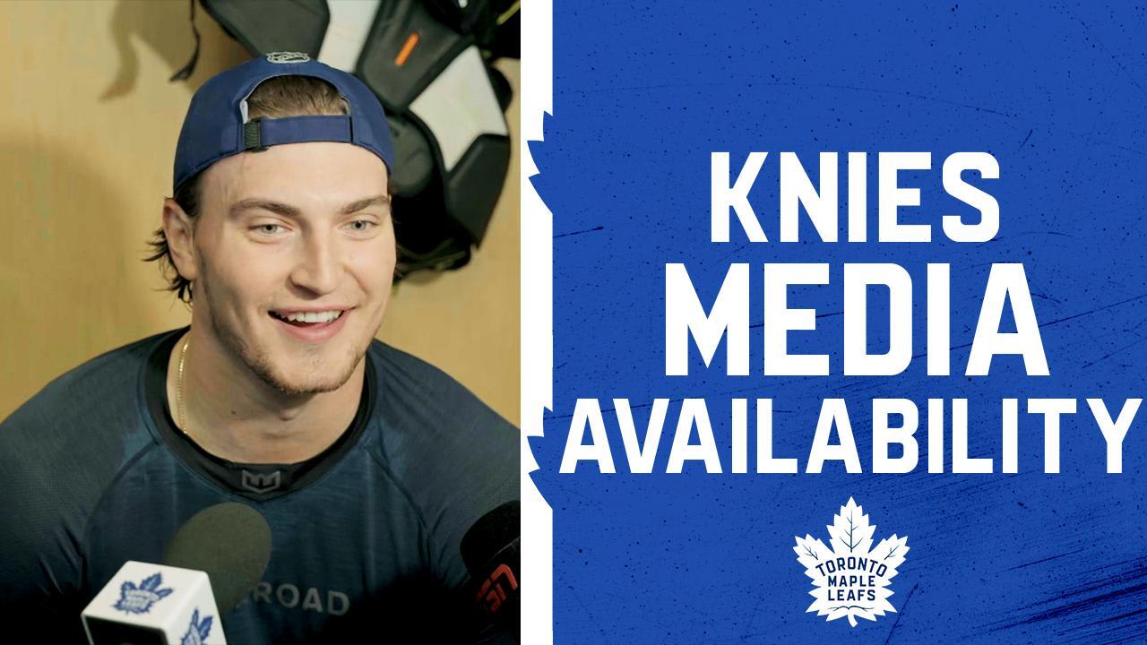 Matthew Knies | Pre Game | Toronto Maple Leafs