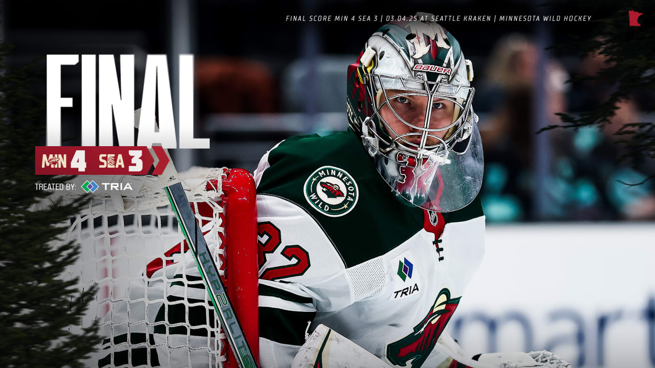 Game Recap: Wild 4, Kraken 3 | Minnesota Wild