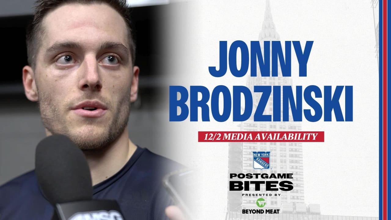 Postgame: Brodzinski | New York Rangers