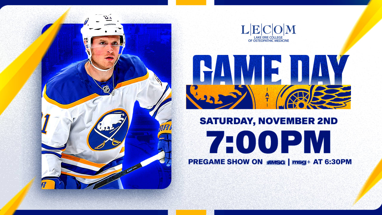Sabres vs. Red Wings | How to watch, storylines, and lineup info ...