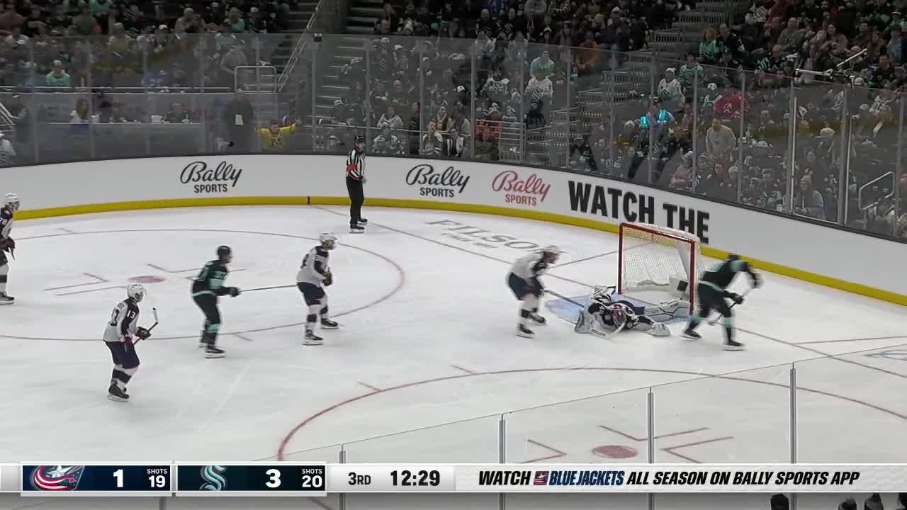 CBJ@SEA: Tarasov with a great save | Columbus Blue Jackets