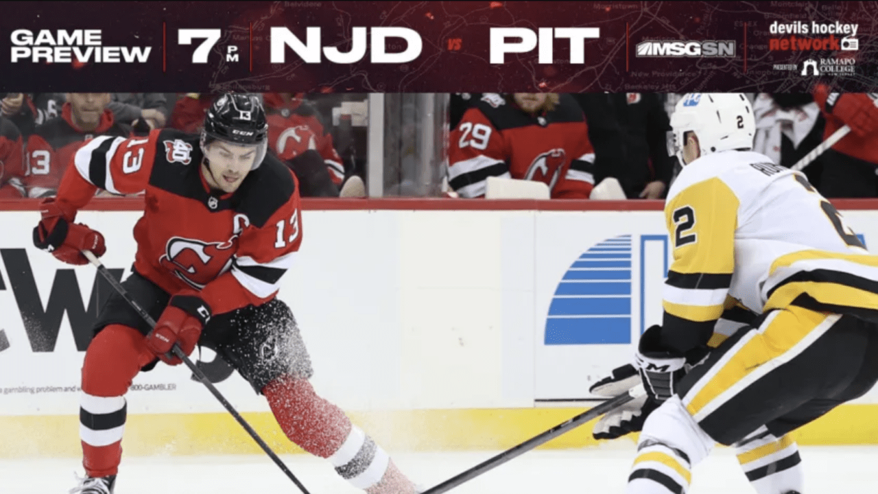 Devils, Pens Clash in Newark | PREVIEW | New Jersey Devils