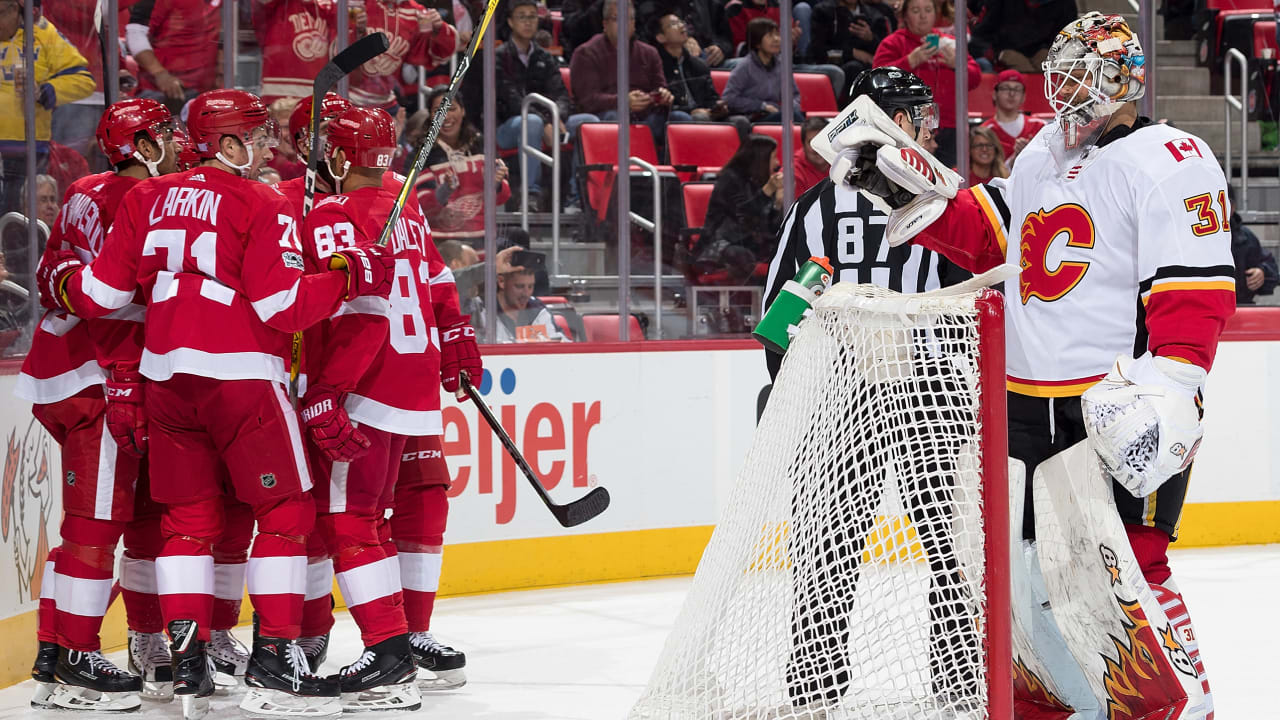 Red Wings score eight in win against Flames | NHL.com